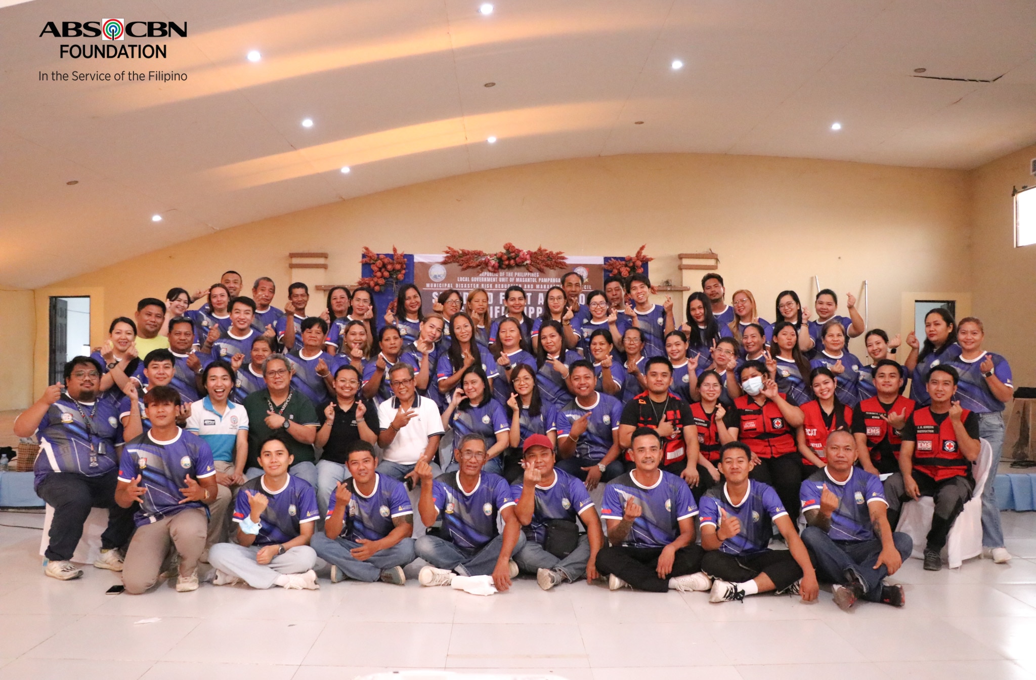 ABS-CBN Foundation Sagip Kapamilya conducts Disaster Preparedness Training in Masantol, Pampanga ...